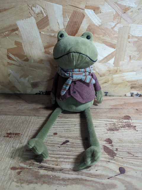 JELLYCAT RIVERSIDE RAMBLER Frog, 33cm, Retired Rare £20.00 - PicClick UK