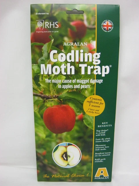 AGRALAN PHEROMONE CODLING Moth Trap Apple Pear Tree £13.99 - PicClick UK