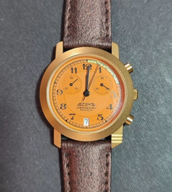 MONTRE CHRONOGRAPHE AZEKA Besançon mouvt Suisse EUR 60,00 - PicClick FR