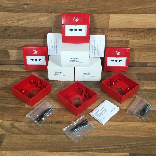 3 KAC FIRE Alarm Conventional Break Glass Manual Call Point MCP1A ...
