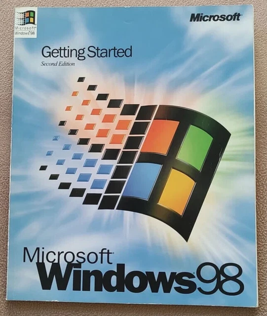 MICROSOFT WINDOWS 98 User's Guide Manual PB NF 1999 Vtg Computer PC ...