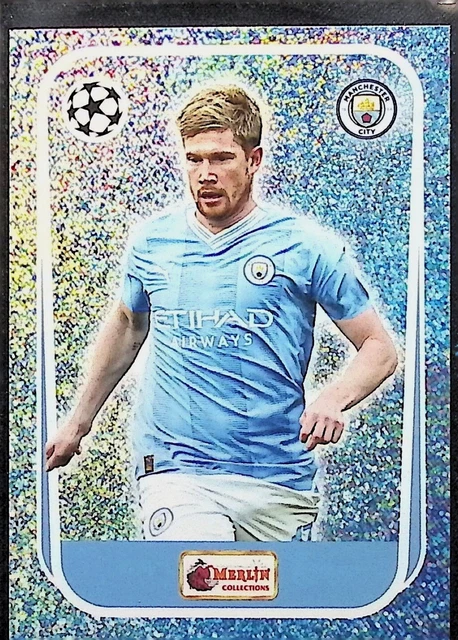 23/24 TOPPS MERLIN Heritage le plus recherché Manchester City Kevin De ...