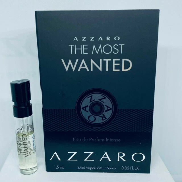 AZZARO THE MOST Wanted Intense Sample Spray 1.5ml ship from france £9. ...
