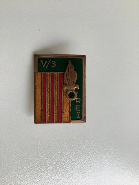 INSIGNE LEGION ÉTRANGÈRE indochine 5e bataillon du 3 eme REI EUR 45,00 ...