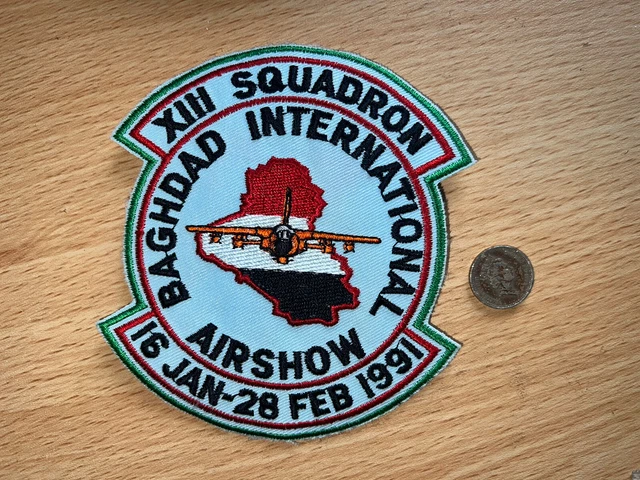 XIII SQUADRON BAGHDAD International Airshow RAF Tornado Patch £13.00 ...
