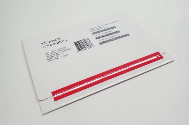 MICROSOFT WINDOWS SERVER 2025 Standard 64bit DVD Kit Media + Key 16 ...