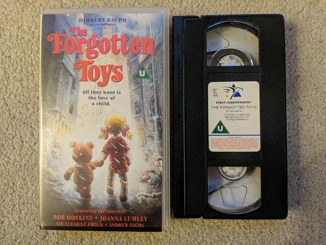 THE FORGOTTEN TOYS, VHS 1997, Christmas, Bob Hoskins, Joanna Lumley ...