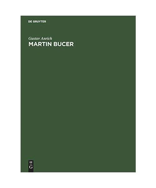 MARTIN BUCER, GUSTAV Anrich EUR 102,08 - PicClick FR