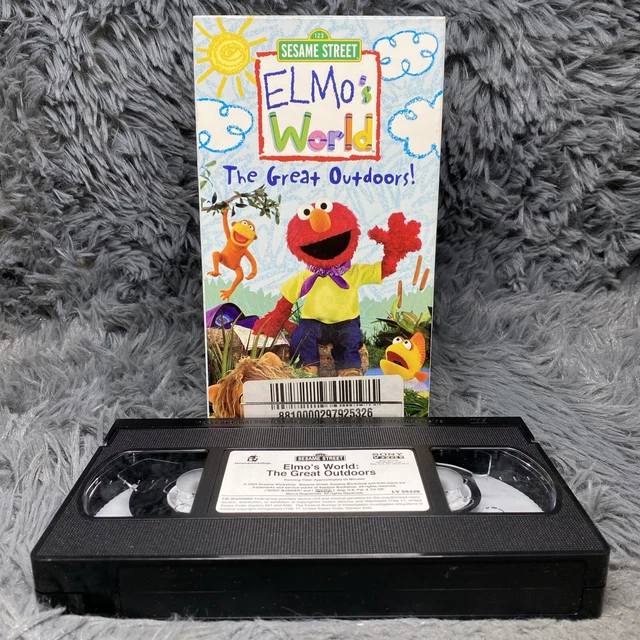 SESAME STREET - Elmo's World: The Great Outdoors VHS 2003 Sony Wonder ...