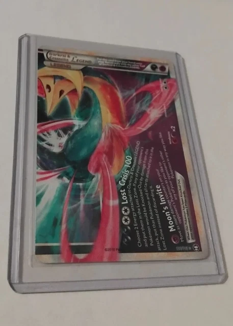 Darkrai And Cresselia Legend 100 102 Lp Mp Holo Triumphant