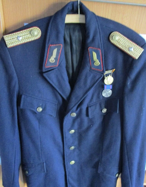 ESTATE / DEUTSCHE Reichsbahn GDR uniform jacket RB inspector operation ...