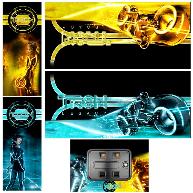 TRON LEGACY PINBALL Machine CABINET Decal Set EUR 140,00 - PicClick FR