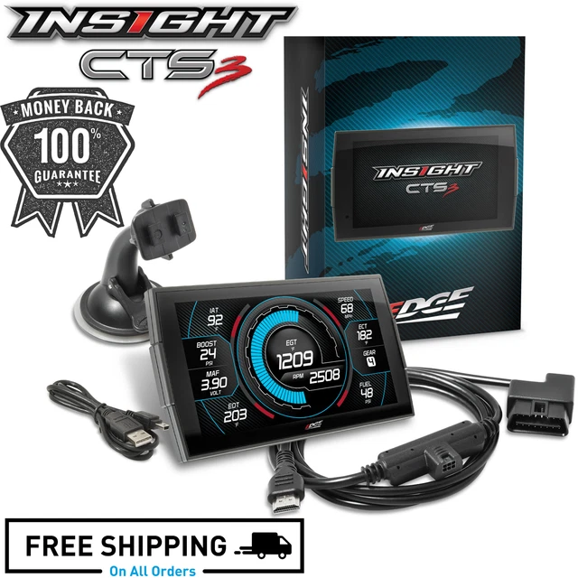 EDGE PRODUCTS CTS 3 Monitor For 1996-2020 OBD-II Vehicles Ford Chevy ...