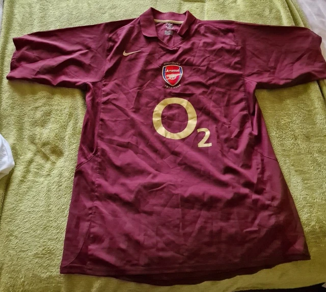 BRAND NEW ARSENAL FC Shirt in [ Maroon by Nike 90 size L celebrating ...