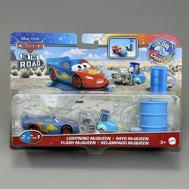 MATTEL DISNEY PIXAR Cars Color Change Lightning McQueen w/ Accessories ...