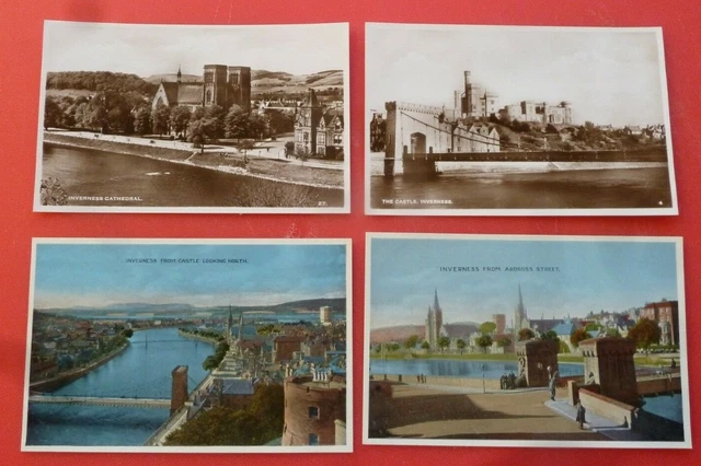 POSTCARD COLLECTION INVERNESS Castle Cathedral Ardross St £1.06 ...