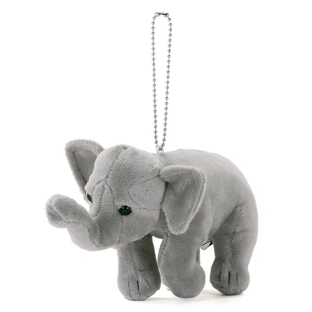COLORATA PLUSH MASCOT Asian Elephant (Realistic Wild Animal/With Chain ...