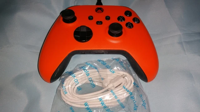 MICROSOFT WIRELESS CUSTOM Controller - Xbox Series X/S/PC Orange/Blac ...