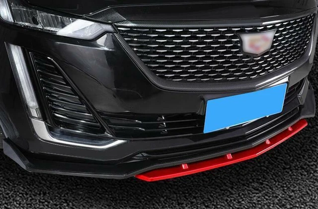 2020-2024 BODYKIT 4PC Lip Spoiler Front Bumper For Cadillac CT5 Carbon ...