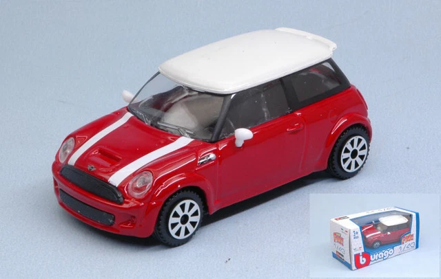 MINIATURE VOITURE AUTO 1:43 diecast Burago Mini Cooper S Modélisme EUR ...