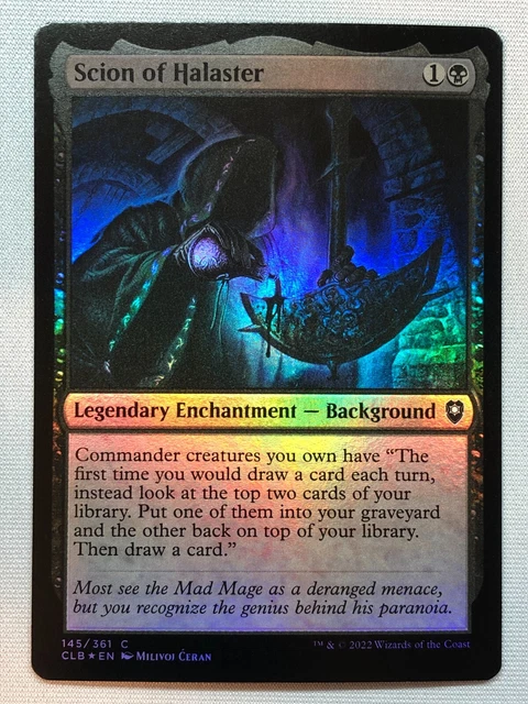 MTG COMMANDER LEGENDS: Battle for Baldur's Gate Scion of Halaster ...