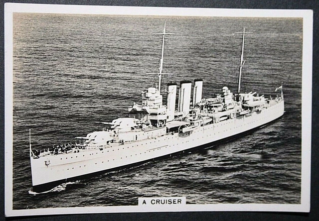 HMS DEVONSHIRE Royal Navy Cruiser Vintage 1937 Photo Card KD29M £4.99 ...