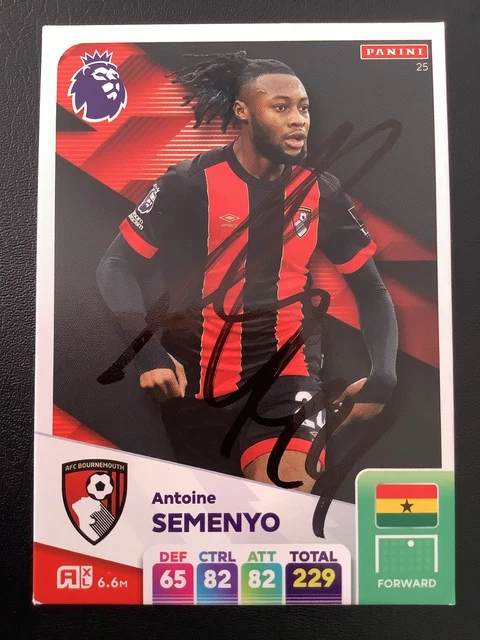 SIGNED ANTOINE SEMENYO Bournemouth Football Xl Adrenalyn Card £2.21 ...
