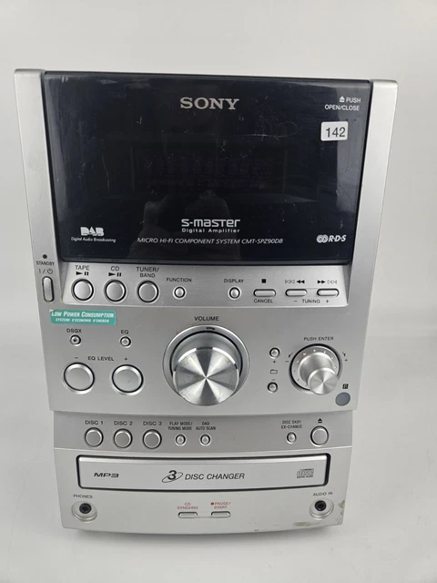 SONY CMT-SPZ90DB MICRO Hi-Fi Component System Silver £25.91 - PicClick UK