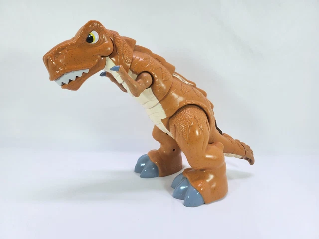 IMAGINEXT MEGA T-REX Roaring Motorized Dinosaur Fisher Price £17.79 ...