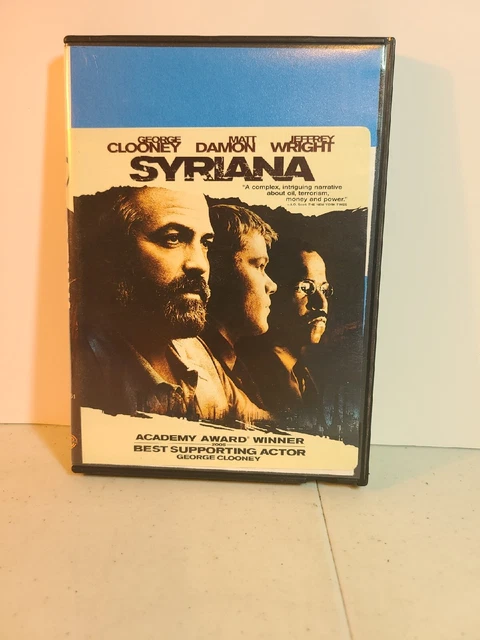 SYRIANA BLU-RAY GEORGE Clooney Matt Damon Jeffrey Wright. $5.10 ...