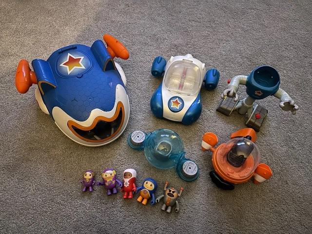 CBEEBIES GO JETTERS Toy Bundle Jet Pad,Vroomster,G.O Gaint Robot ...