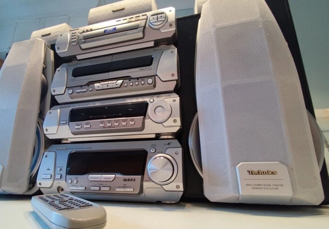 TECHNICS SA-DV290 MIDI Stack Hi-Fi Digital Radio Tuner Amp, 5xCD DVD ...