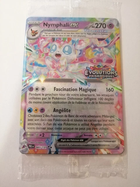 CARTE POKÉMON NYMPHALI Ex Stamp Ev8.5 Evolutions Prismatiques 041/131 Neuve Vf EUR 20,00 ...