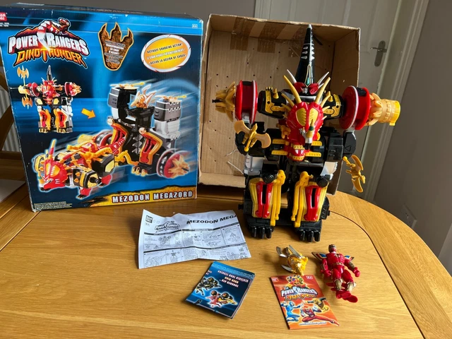 POWER RANGERS DELUXE Dino Thunder Mezodon Megazord Complete working ...