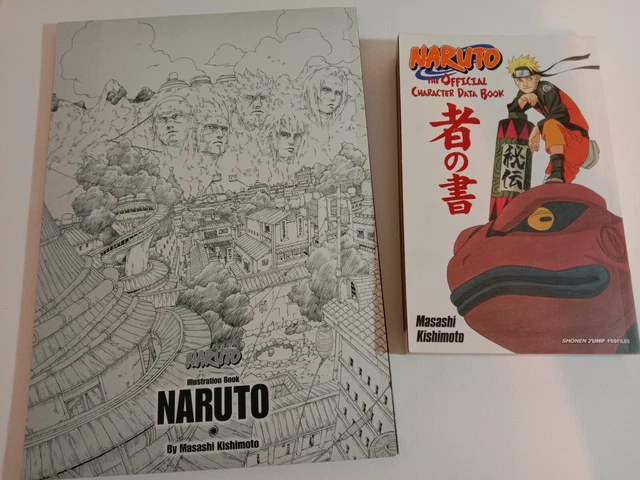 NARUTO: THE OFFICIAL Character Data Book Manga + NARUTO Art Of Shonen ...