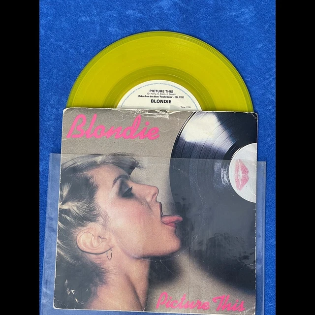 Picture This Fade Away By Blondie 7 Yellow Vinyl Single 1978