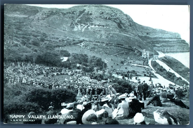 VINTAGE LNWR POSTCARD Happy Valley Llandudno Railway history #24 £5.98 ...