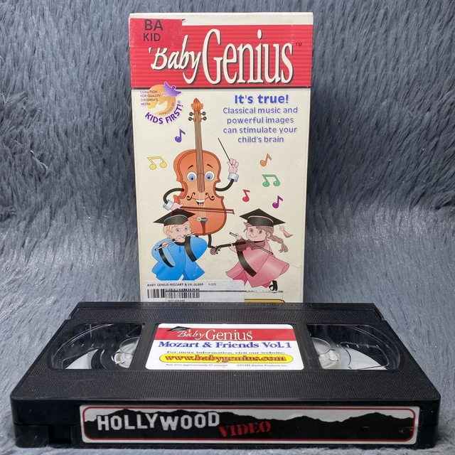 BABY GENIUS - Mozart and Friends VHS Tape 2000 Classical Music Kids ...
