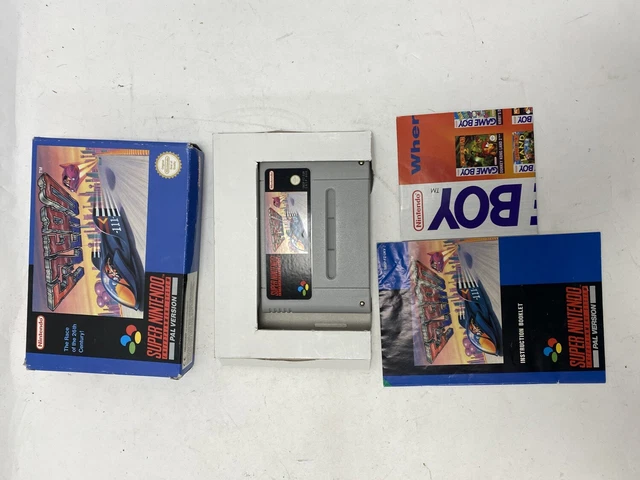 VINTAGE 1992 SUPER Nintendo Entertainment System Snes F-zero Cartridge ...