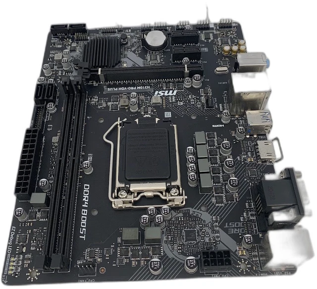 MSI H310M PRO-VDH PLUS Motherboard With IO Shield £29.95 - PicClick UK