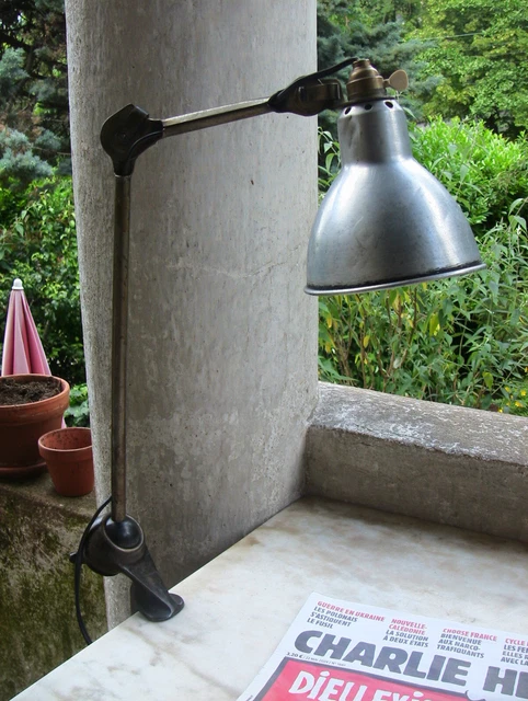 VRAIE LAMPE D'ATELIER Ravel Clamart complète design B.A. Gras état exceptionnel EUR 421,00 ...