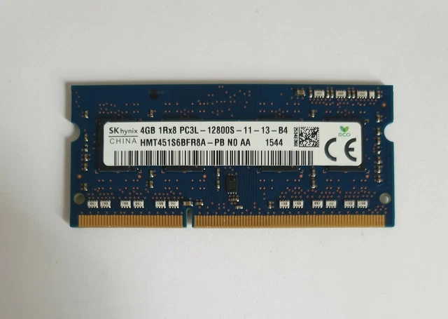 SK HYNIX 4GB HMT451S6BFR8A-PB N0 AA PC3L-12800S DDR3L 1Rx8 Laptop RAM ...