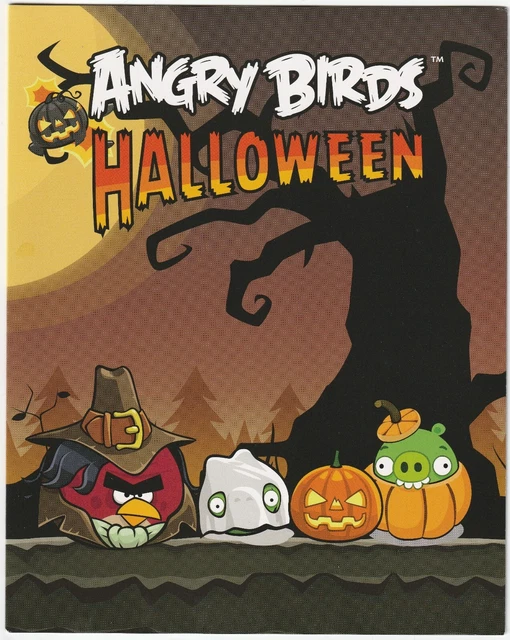 ANGRY BIRDS HALLOWEEN Stamp Pack FV $12 $15.50 - PicClick AU