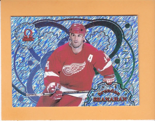 BRENDAN SHANAHAN 1998-99 Pacific Omega Prisme #9 Ailes Rouges Detroit ...