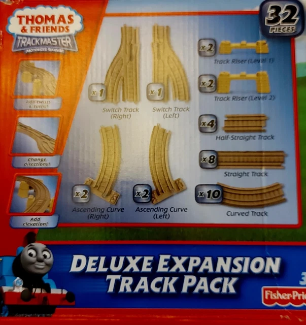 THOMAS AND FRIENDS Trackmaster Deluxe Expansion Track Pack Boxed £0.99 ...
