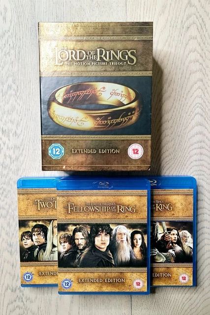 THE LORD OF the Rings Trilogy: Extended Edition (Blu-ray, 2011, 15-Disc ...