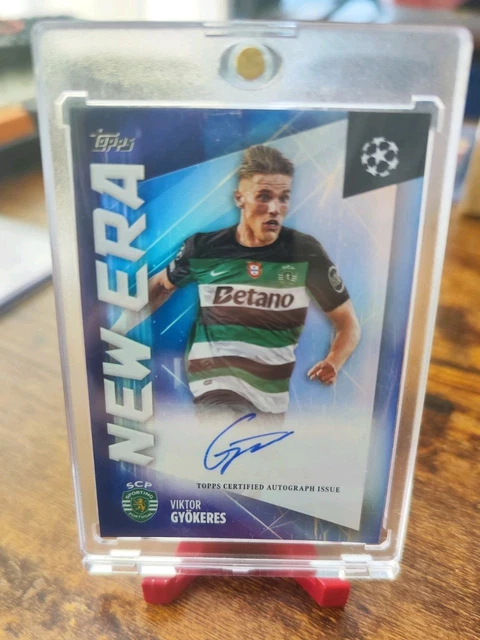 2024-25 TOPPS UCC Soccer New Era Viktor Gyokeres RC Rookie Auto £21.07 ...