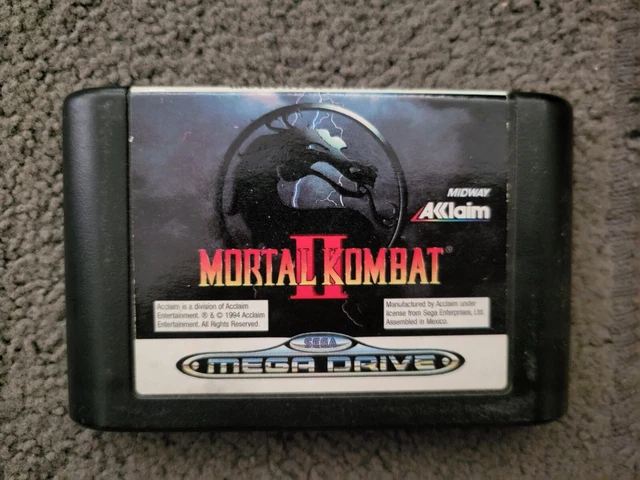 MORTAL KOMBAT II - SEGA Mega Drive + Case + Playing Guide + Bonus Game ...
