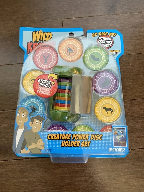 WILD KRATTS TOYS Creature Power Disc Holder Set with 20 Discs - Chris ...