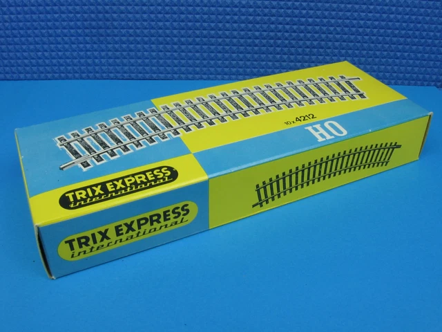TRIX EXPRESS international 4212 gebogenes Gleis 10 Stück OVP AX 2251 ...